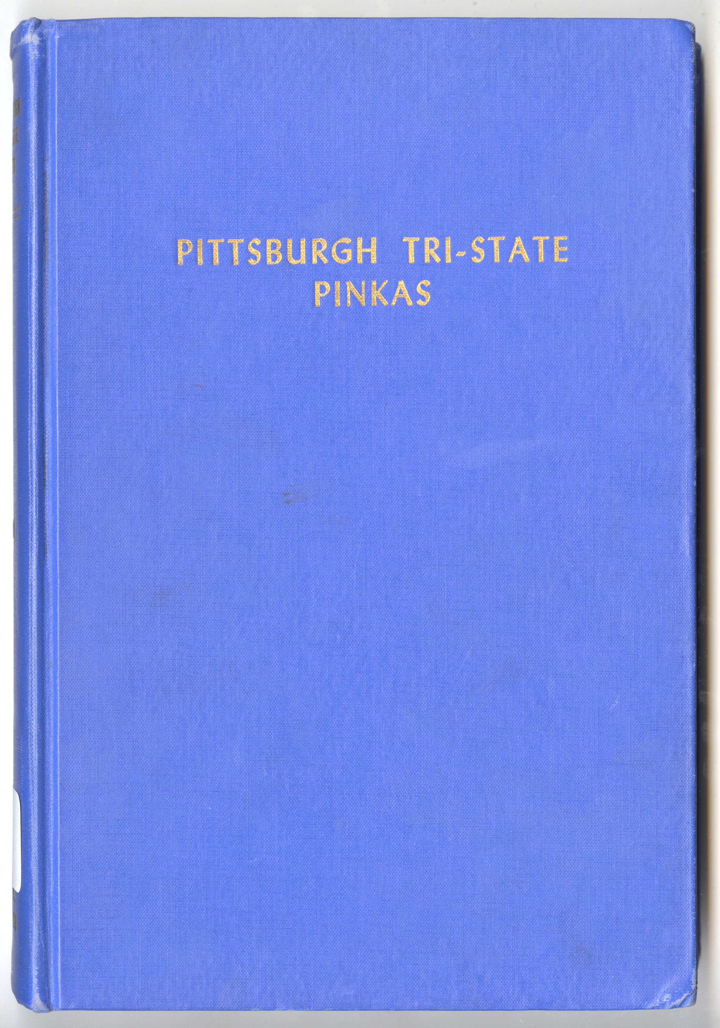 The Pittsburgh Tri-State Pinkas – The Pinkas Project